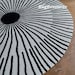 Black and White 9x9 Round Area Rug Aesthetic Modern Abstract ...