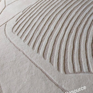 Handmade Tufted Odd Shape Area Rug for Living Room Bedroom - Etsy