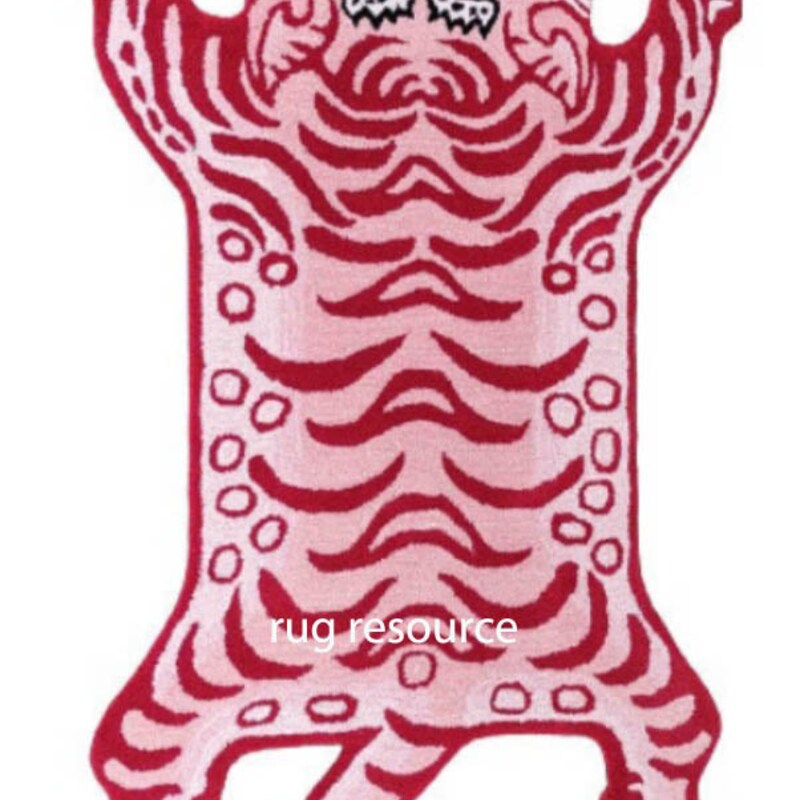 Pink Animal Rug - Etsy