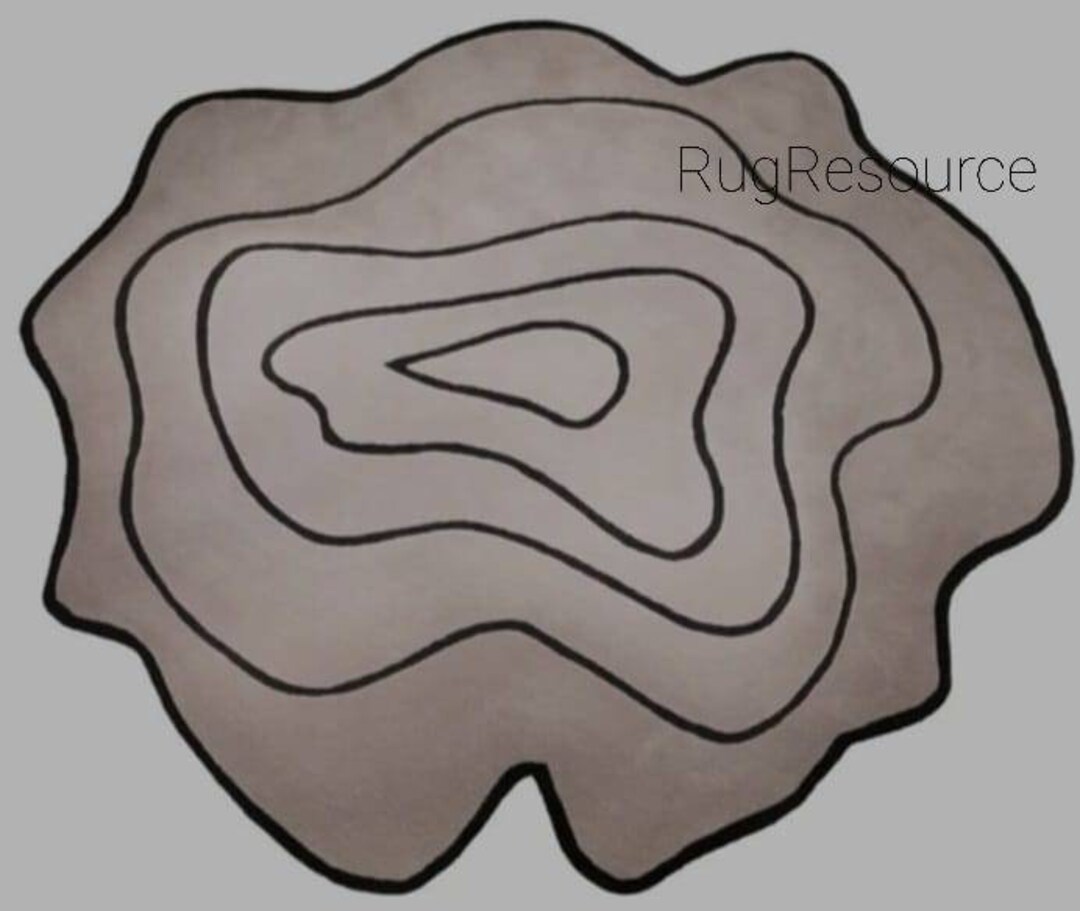 9x9 Premium Beige Black Circle Shape Area Rug Modern Handtufted Round ...