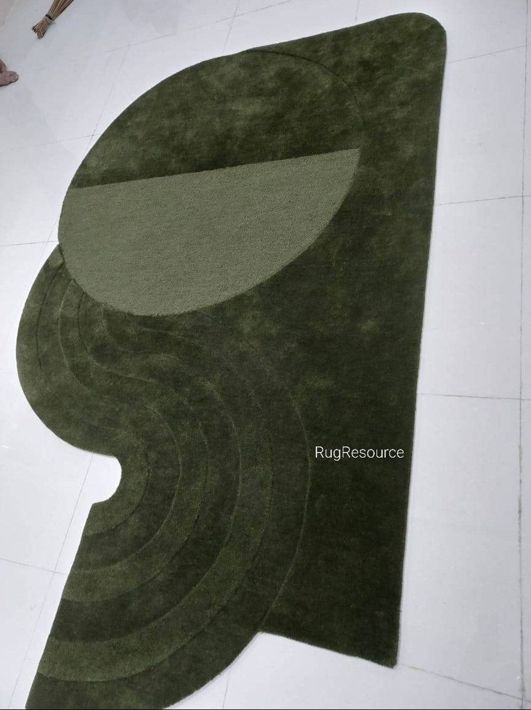 Handmade Tufted Irregular Shape Area Rug for Living Room, Bedroom. - Etsy