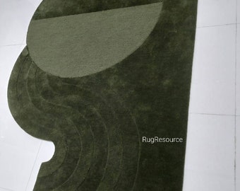 Handmade Striped Tufted Rug Area Rug for Living Room, Bedroom Big Hall ...