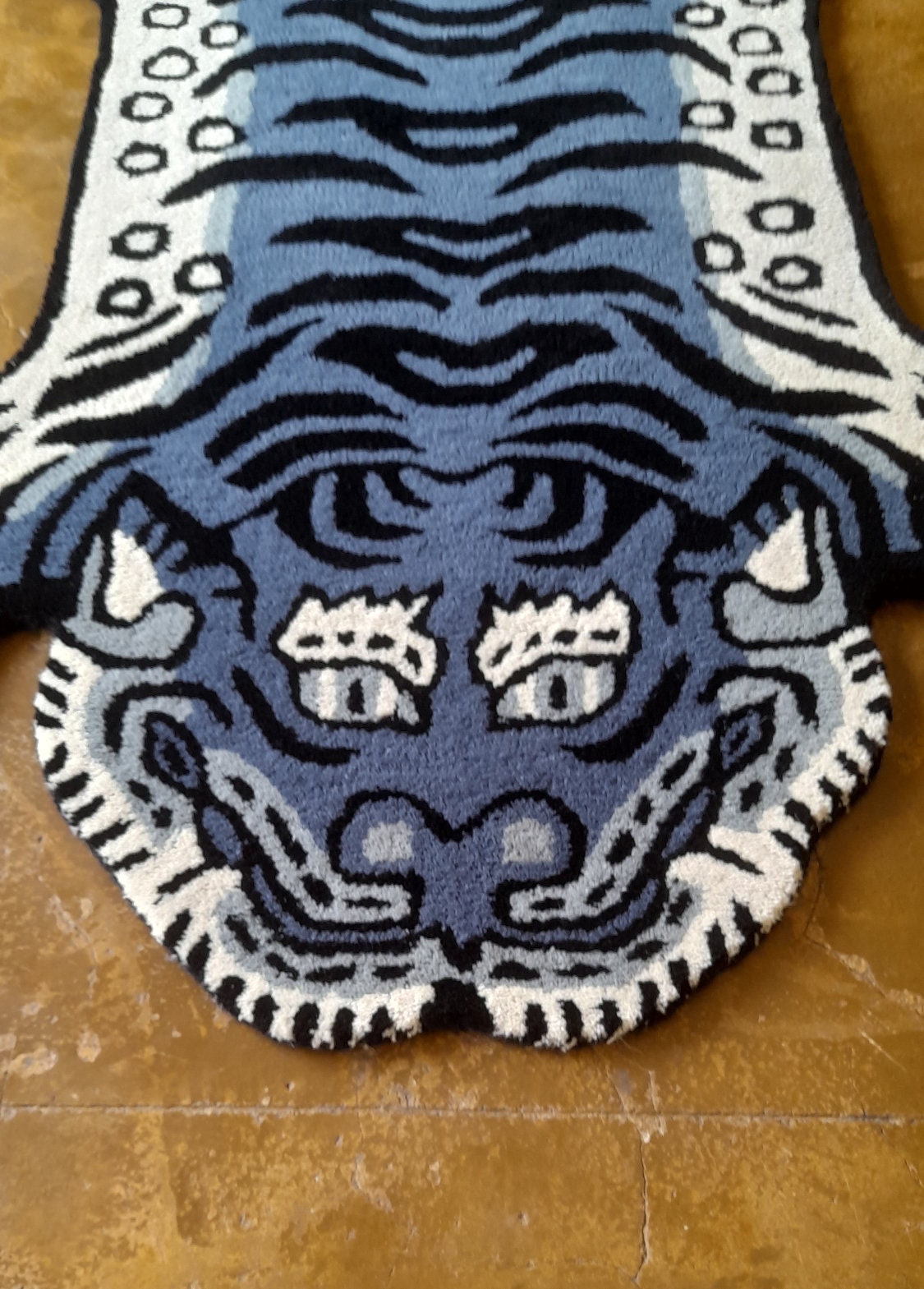 Handmade Tufted Tibetan Tiger Rug for Living Room, Bedroom,kidsroom ...