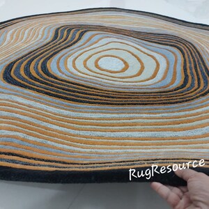 9x9 Ft Premium Quality Handmade Tufted Odd Shape Area Rug for Living ...