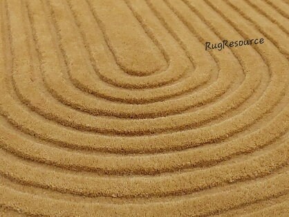 8x10 Mustard Gold Yellow Area Rug modern Abstract Rug Minimalisttexture ...