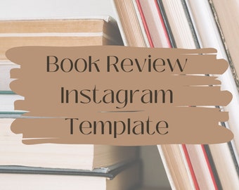 Booktok Review Instagram Story Template - Etsy