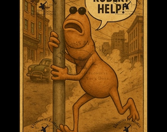 Marcus the Worm Comic - Funny Retro Parody - Tactical Roll - Vintage ...