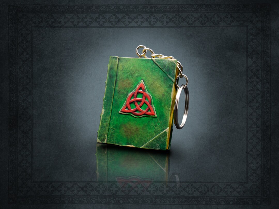 CHARMED Book of Shadows Replica Spell Book Prop Keychain Keyring ...