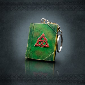 CHARMED Book of Shadows Replica Spell Book Prop Keychain Keyring ...