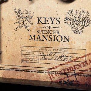 RESIDENT EVIL Spencer Mansion Key Collection in Shadow Box Frame - Etsy ...