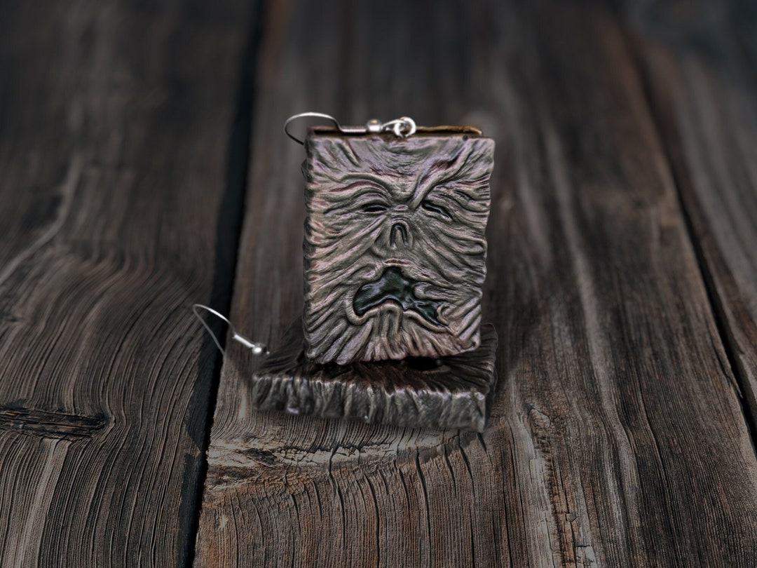 EVIL DEAD Necronomicon Ex-mortis Replica Spellbook Prop Dangle Earrings ...