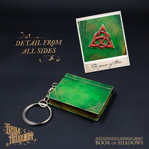 CHARMED Book of Shadows Replica Spell Book Prop Keychain Keyring ...