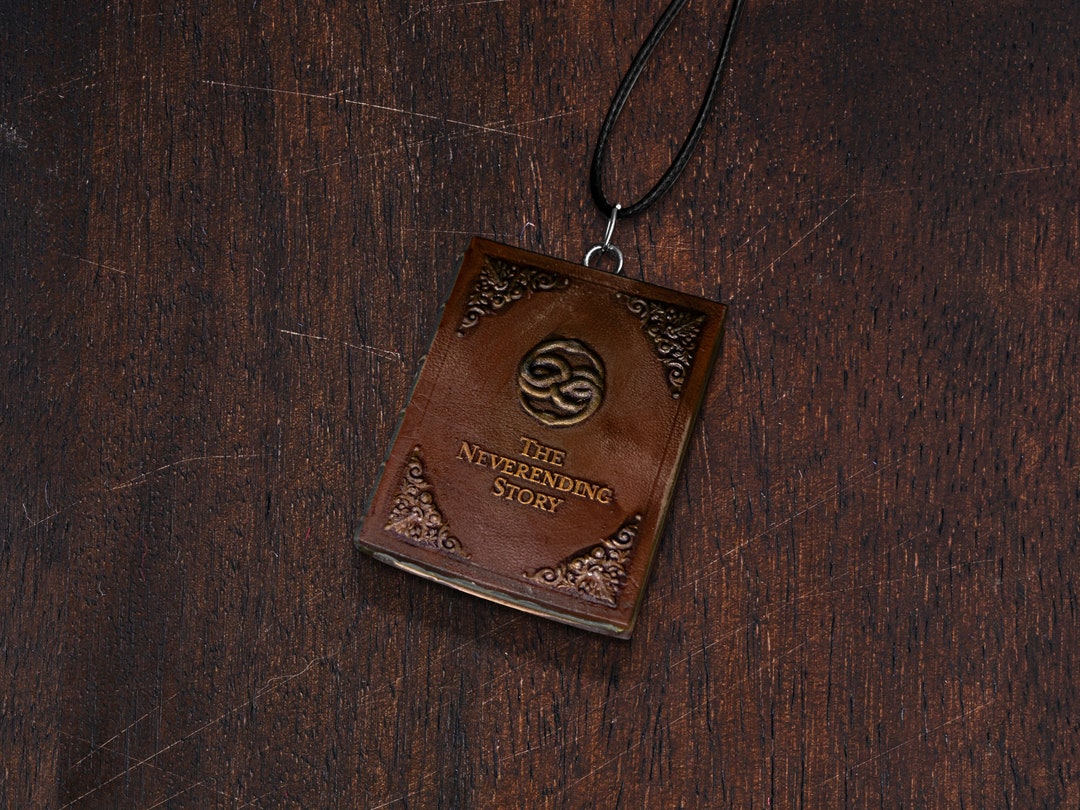THE NEVERENDING STORY Replica Book Prop Pendant and Necklace - Etsy