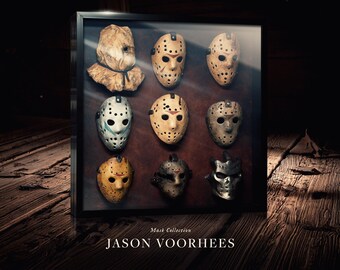 Friday the 13th Display Case Custom Collectible Jason Voorhees Mask ...
