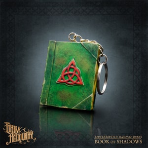 CHARMED Book of Shadows Replica Spell Book Prop Keychain Keyring ...