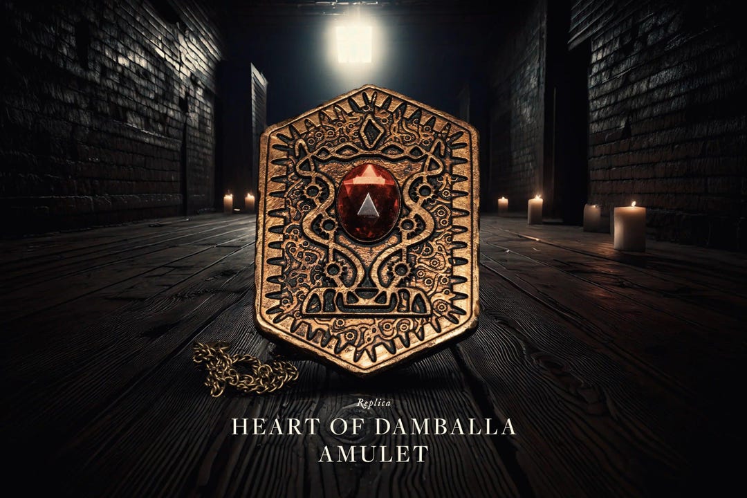 Heart of Damballa Amulet Replica - Etsy