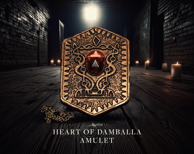 Chucky "heart of Damballa" Amulet - Deluxe Version With Optional Stand ...