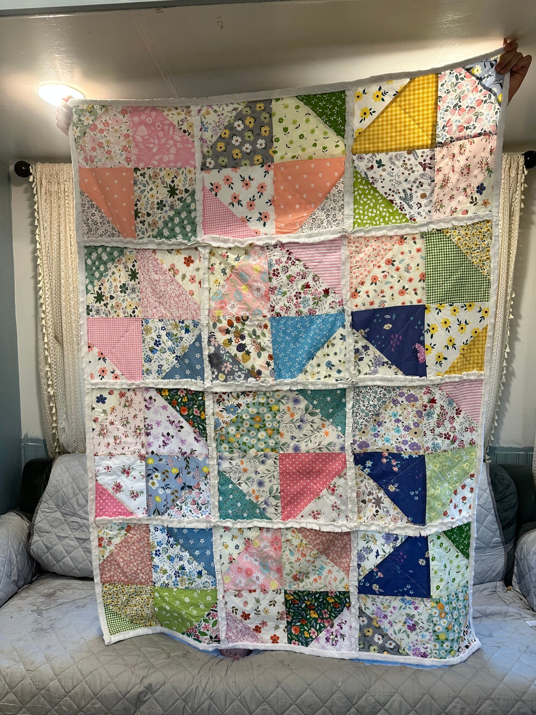 Custom Rag Quilts - Etsy