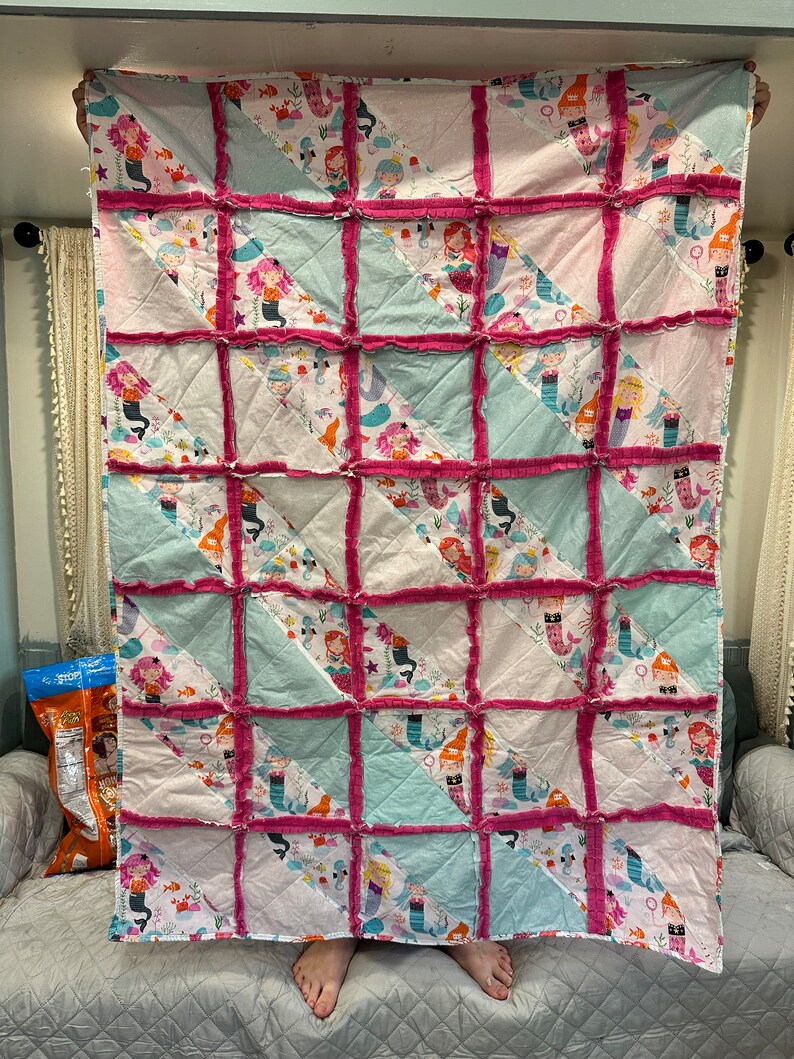 Custom Rag Quilts - Etsy