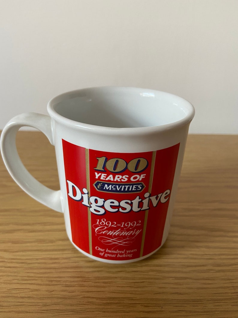 Vintage 100 Years of Mcvities Digestive Biscuits Mug - Etsy UK