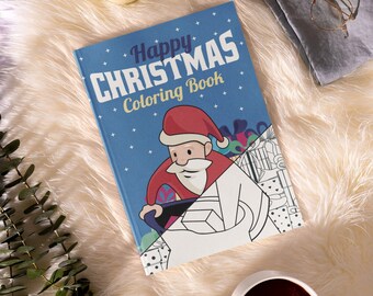 40 Christmas Coloring Pages - Instant Download - Printable PDF - Etsy