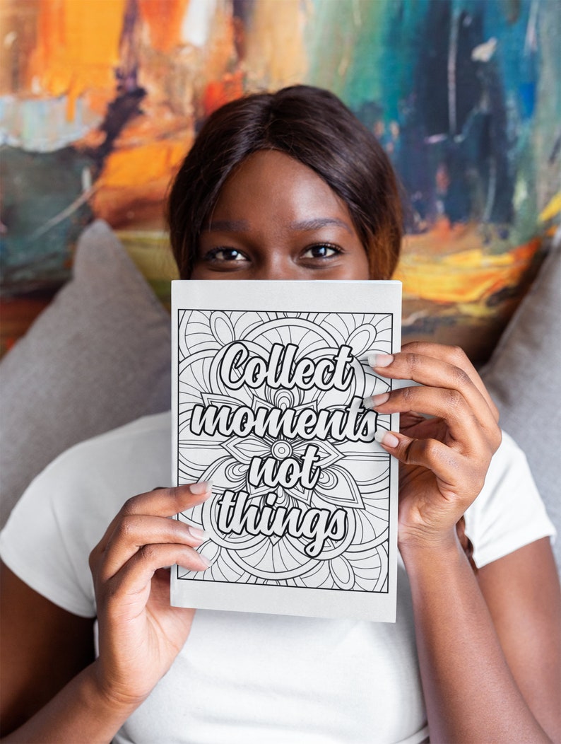 60 Motivational Coloring Pages - Instant Download - Printable PDF - Etsy