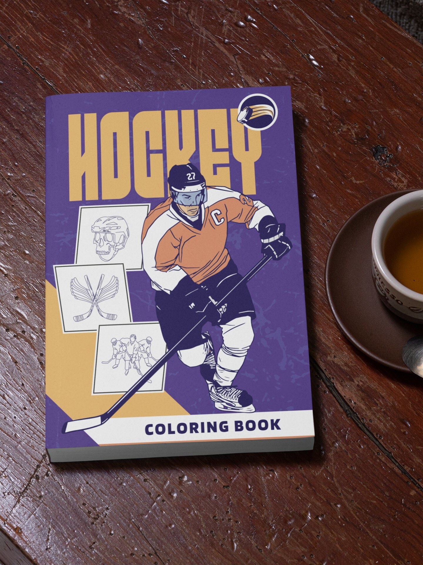39 Hockey Coloring Pages - Instant Download - Printable PDF - Etsy