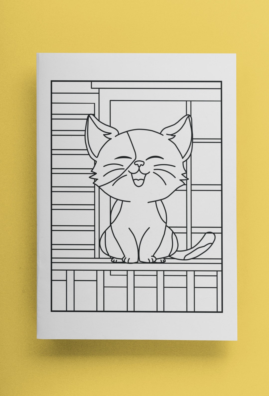 20 Cat Coloring Pages - Instant Download - Printable PDF - Etsy
