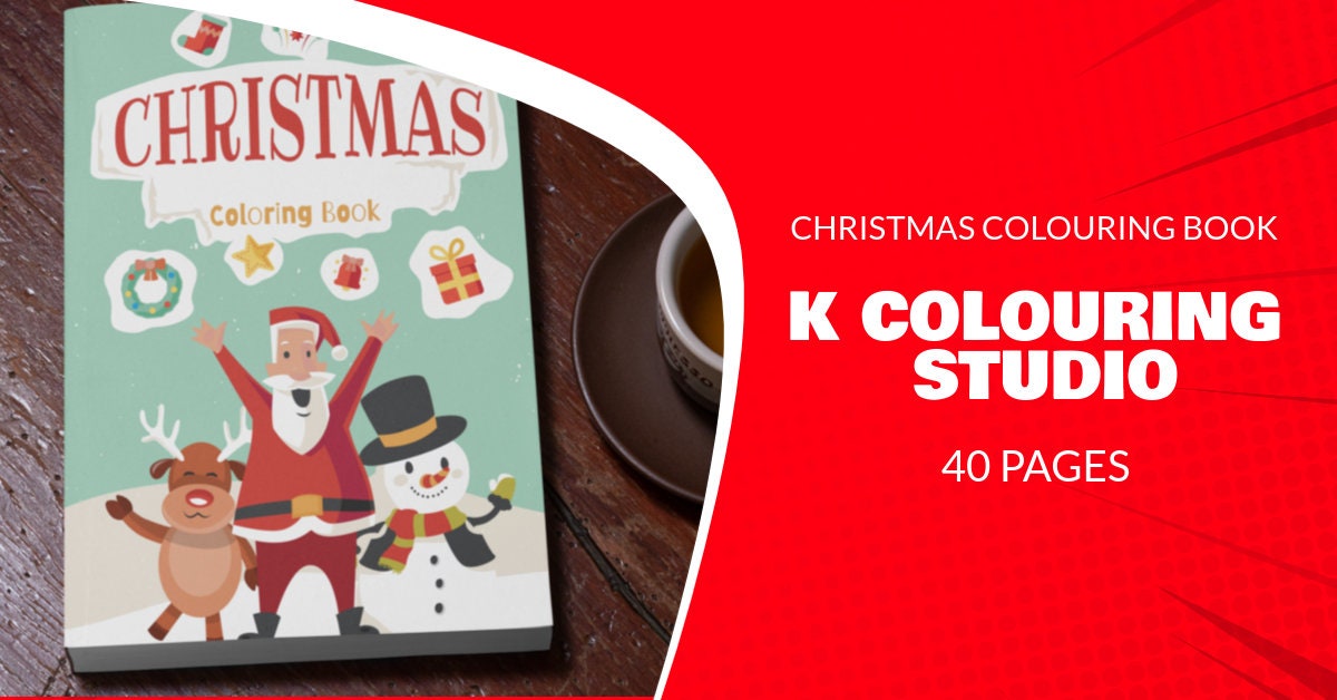 40 Christmas Coloring Pages - Instant Download - Printable PDF - Etsy