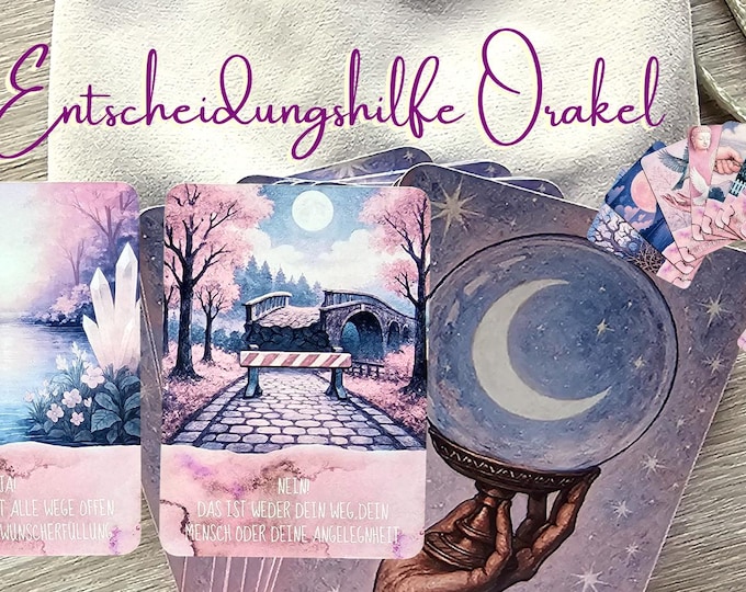 DECISION-MAKING ORACLE *small - Fine - Magical* Ricarda Hoelkeskamp - Etsy