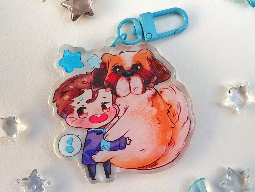 Detroit Become Human Connor and Sumo Acrylic Charm - Etsy