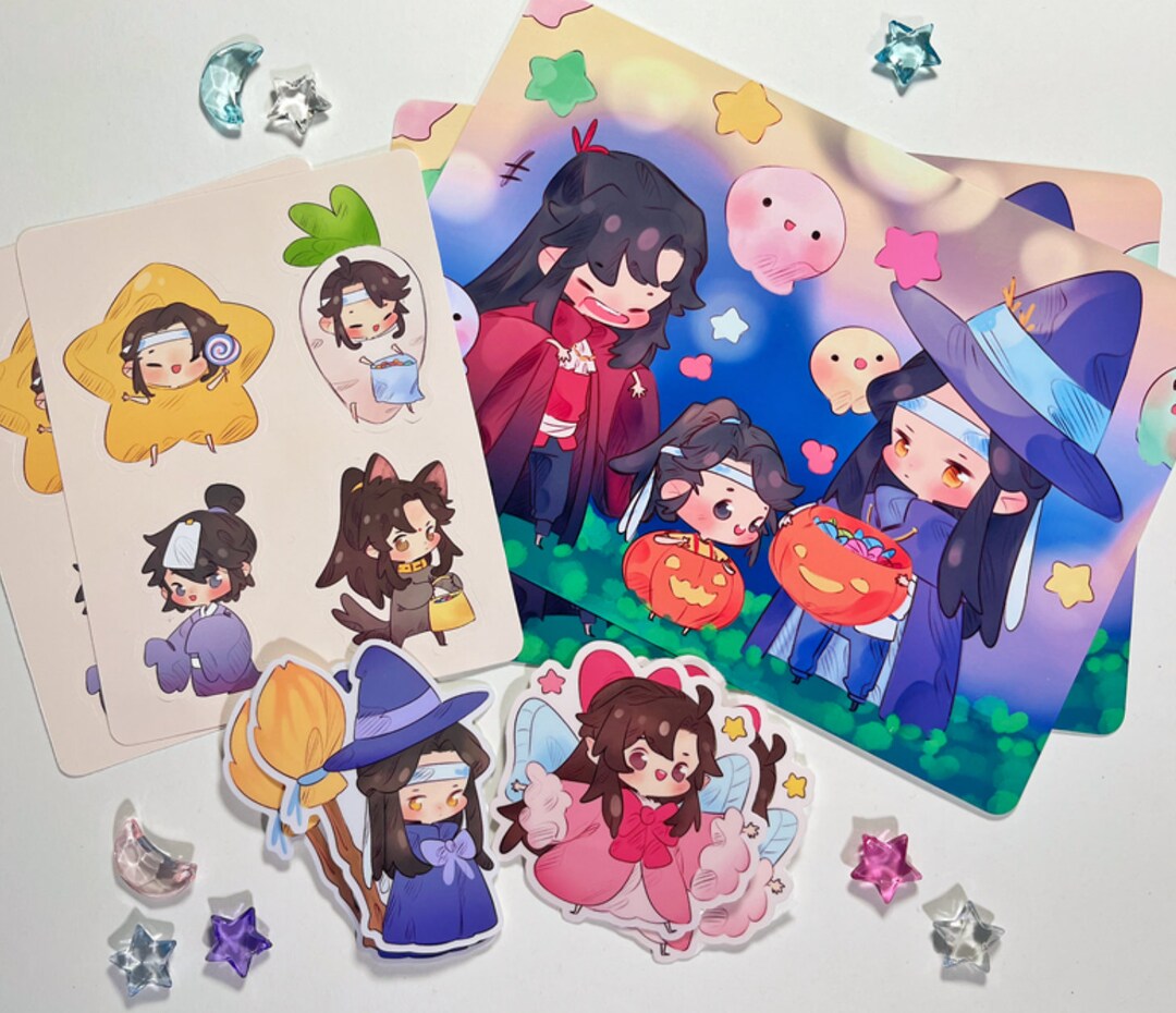 MDZS / the Untamed / Mo Dao Zu Shi - Halloween Print and Stickers - Etsy