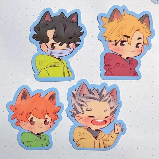 Chibi Sticker Sheet - Etsy