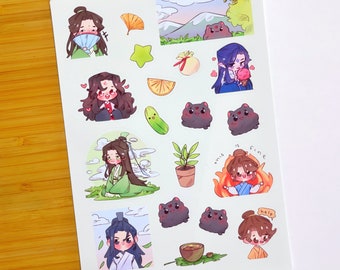 MXTX Scum Villain's Self Saving System SVSSS Chibi Character Bookmarks ...