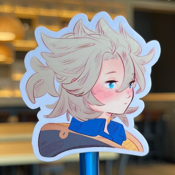 Genshin Impact Albedo Waterproof Sticker - Etsy