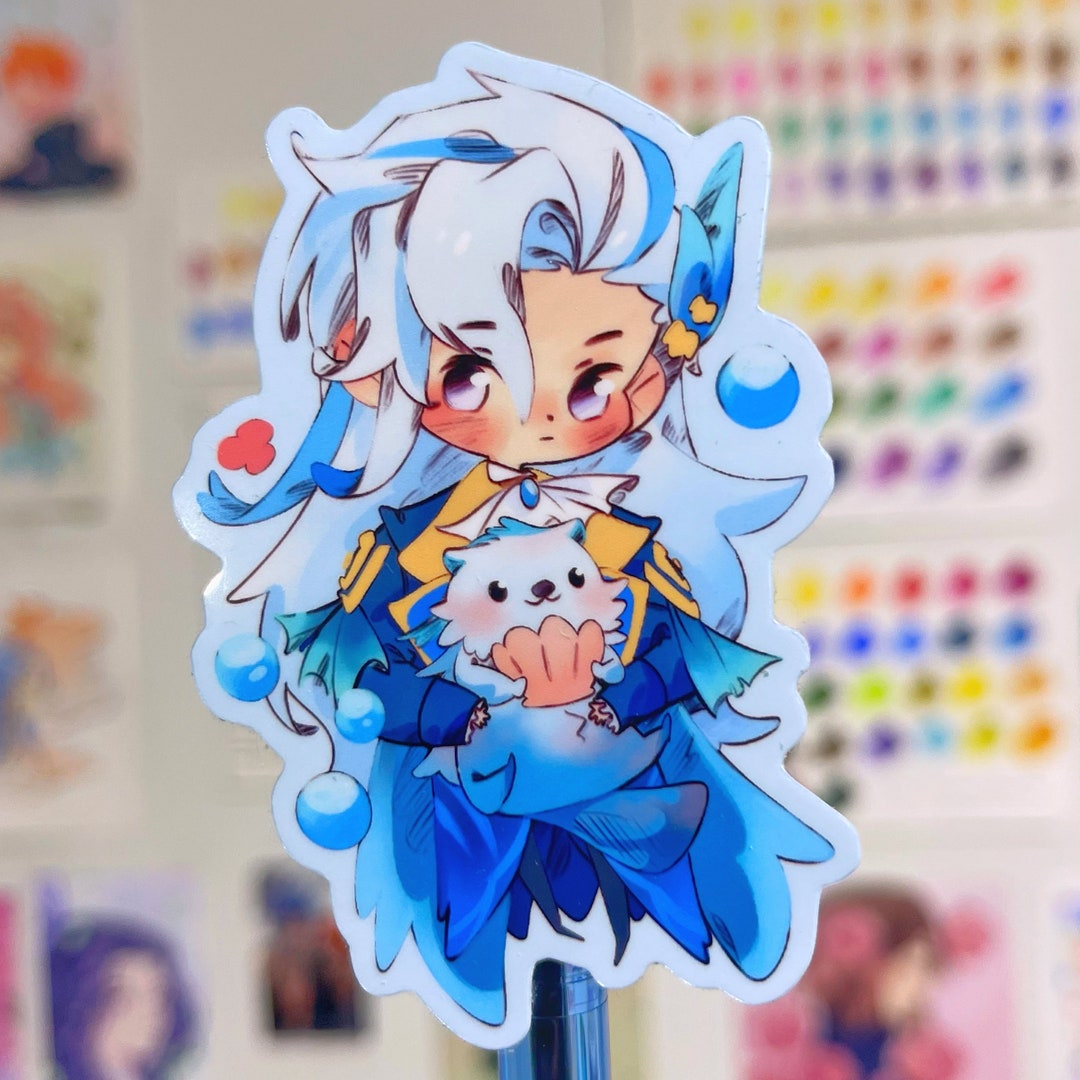 Genshin Impact - Neuvillette Waterproof Sticker - Etsy