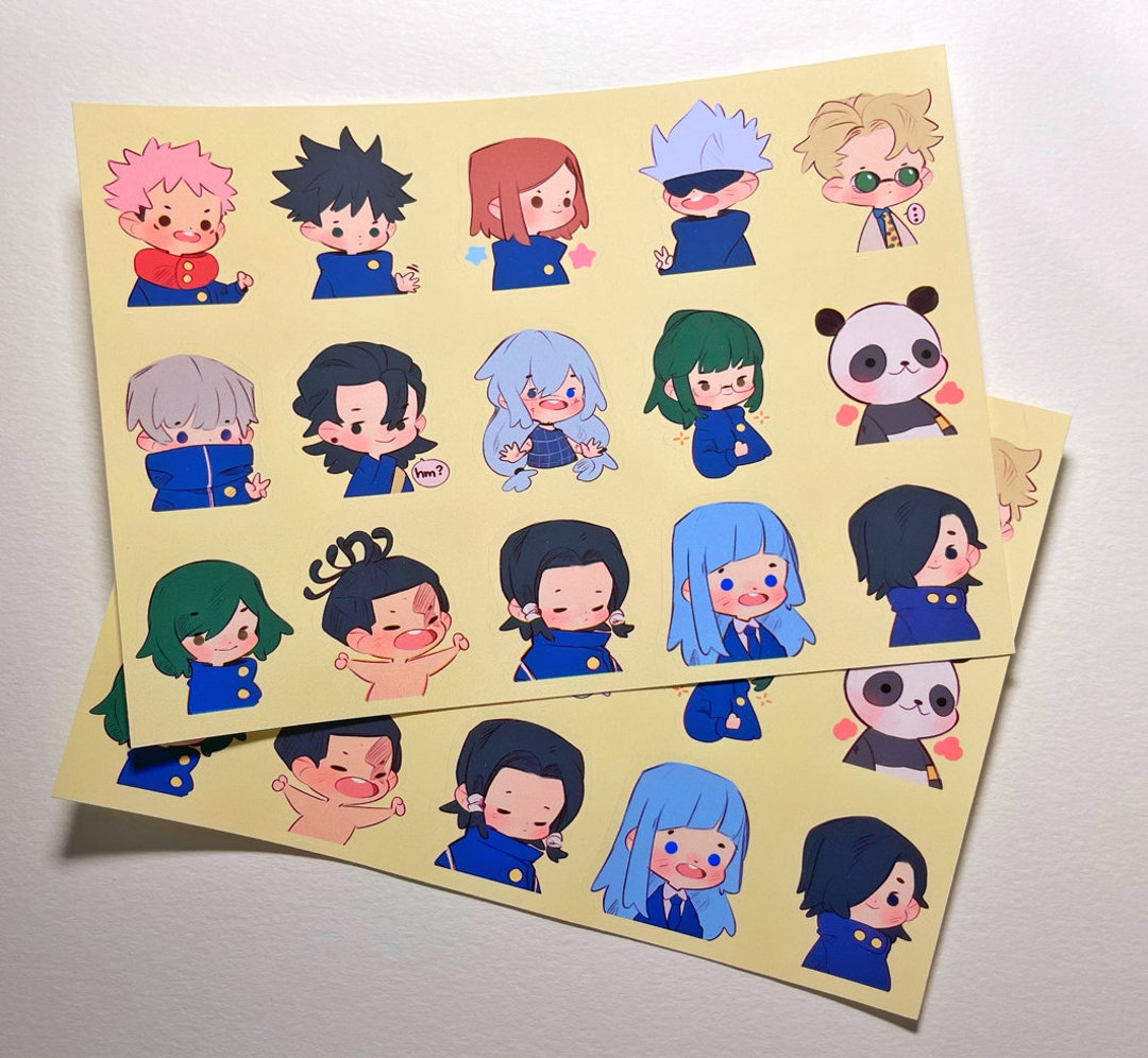 Chibi Sticker Sheet - Etsy