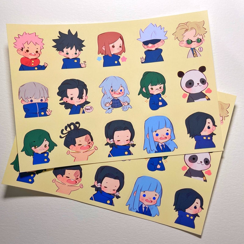 Chibi Stickers - Etsy