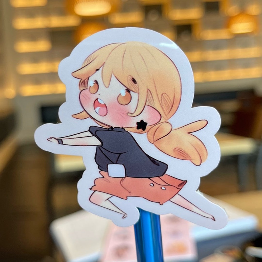 Chibi Waterproof Sticker - Etsy