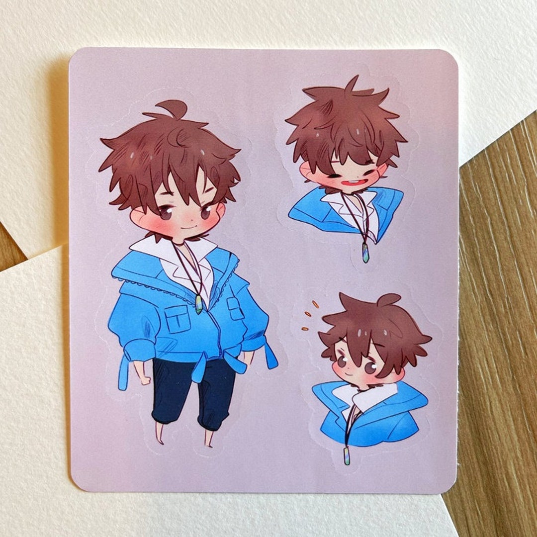 Eiden Chibi Sticker Sheet - Etsy