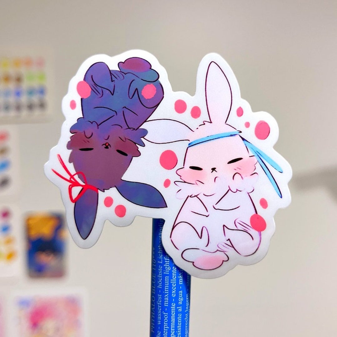 MDZS / the Untamed / Mo Dao Zu Shi Wangxian Bunny Waterproof Sticker - Etsy
