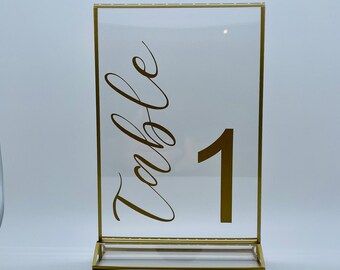 Silver Table Number Stickers - Etsy