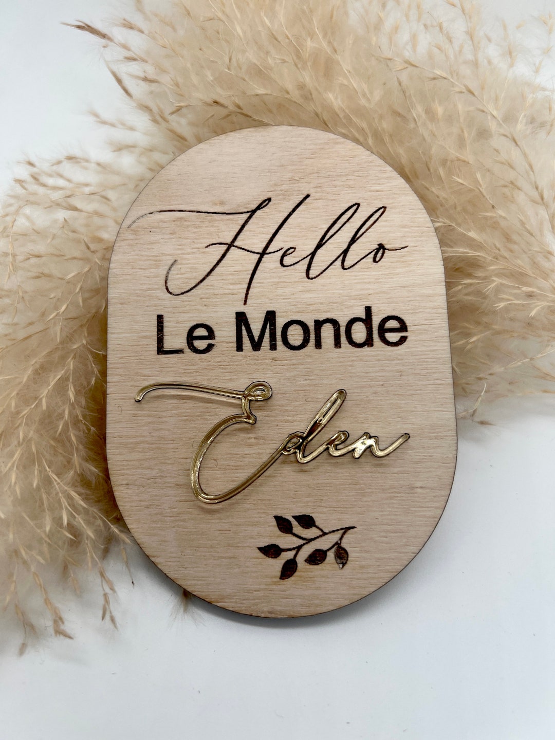 Set of Wooden Milestone Cards for Baby Hello World - Etsy