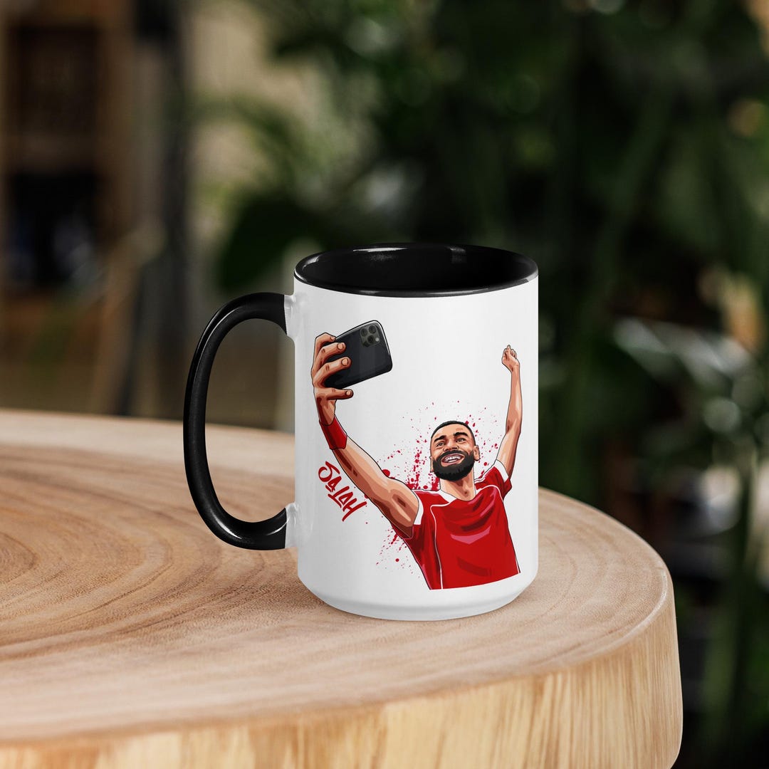 Mo Salah Selfie Mug | Iconic Liverpool FC Design | Pride of the Reds - Etsy
