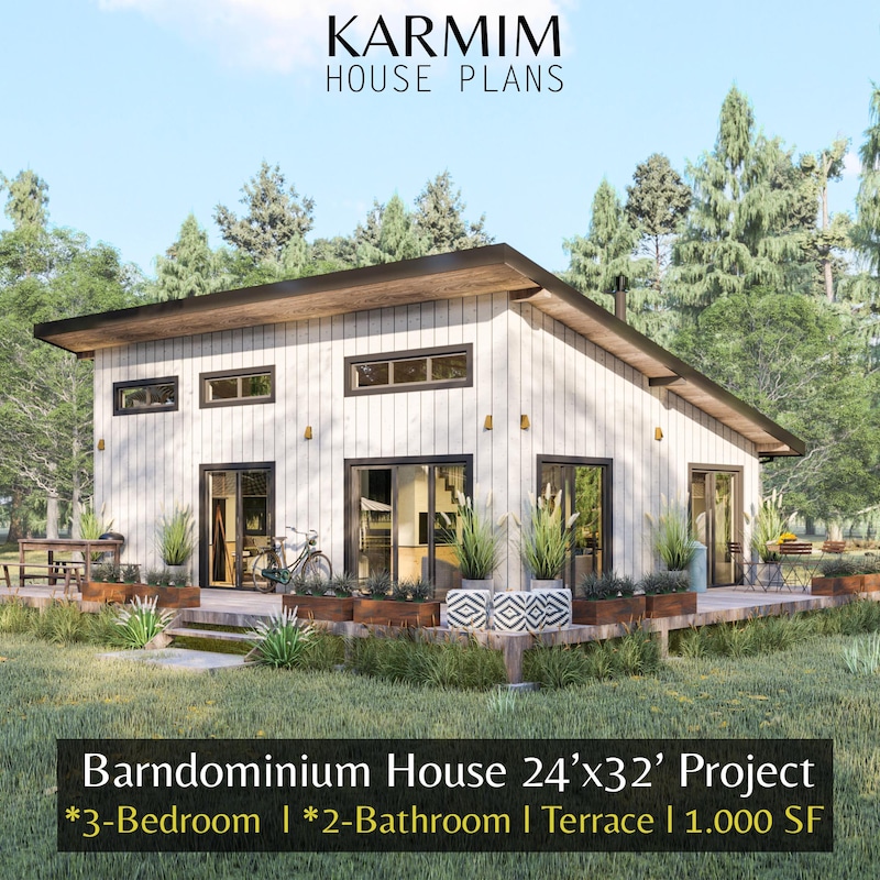 24 X32 House Plans - Etsy