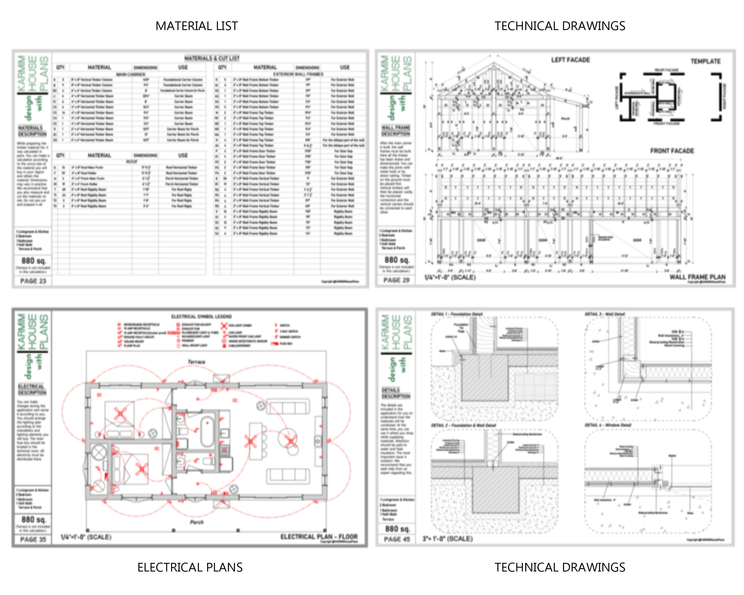 20x44 Modern Barndominium CAD File - Etsy