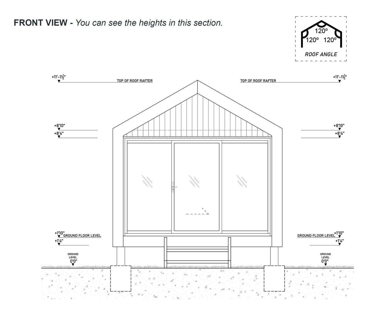 10'x10' Tiny Cabin Office Shed Plans: 100SF Barnhouse I Garden ...