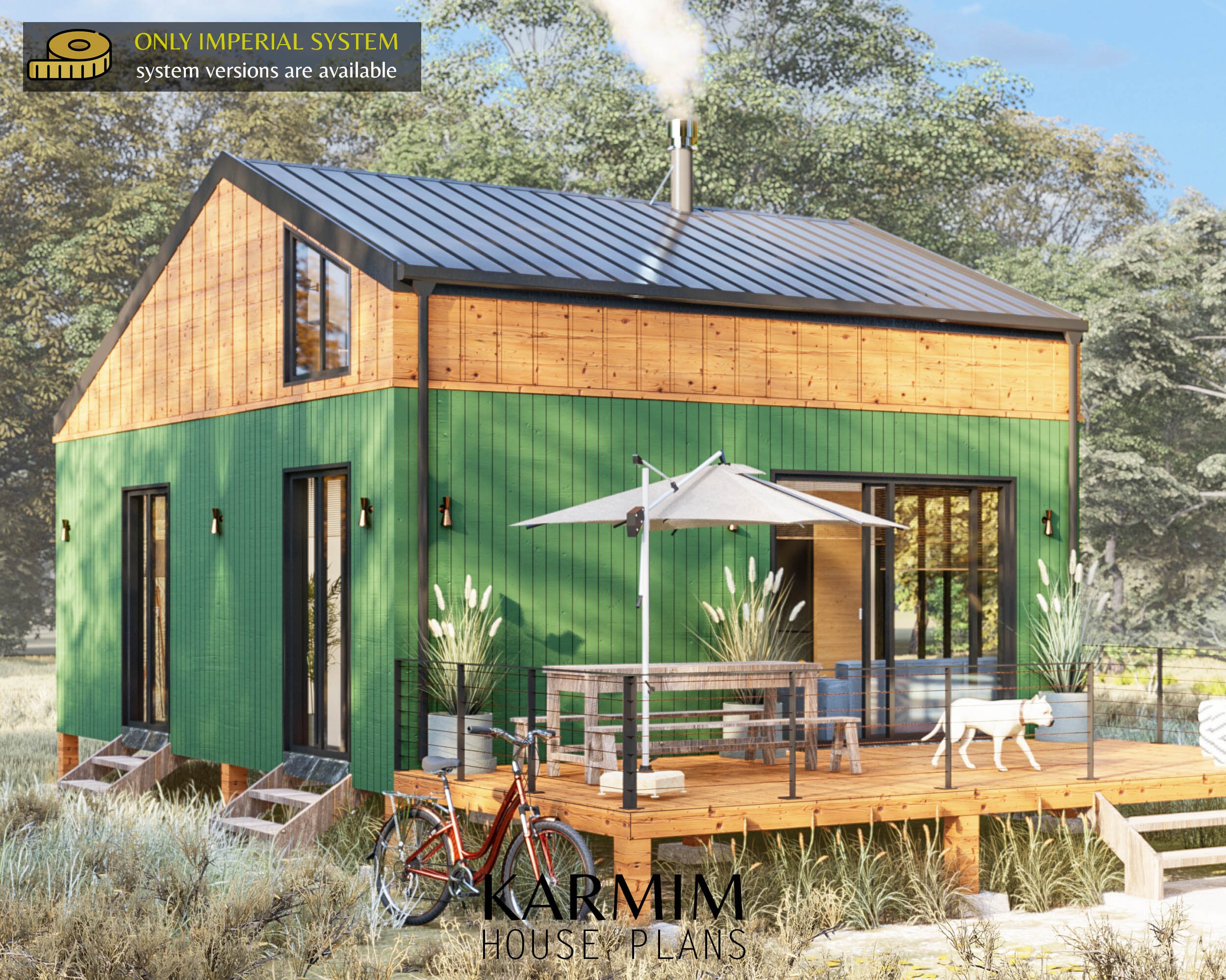 24x32 Log Cabin