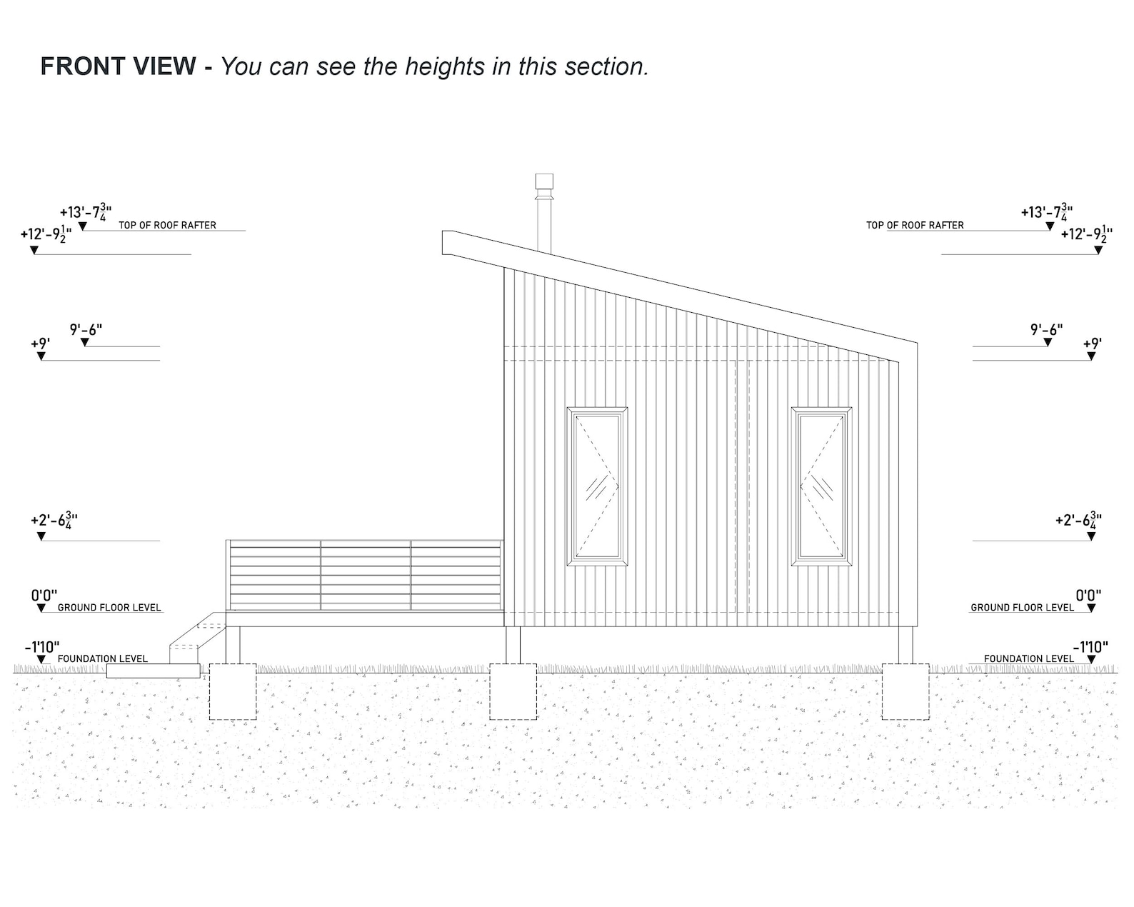 14'x20' Cabin House Plans: 1bed 1bath Barnhouse 280SF I Garden Hub ...