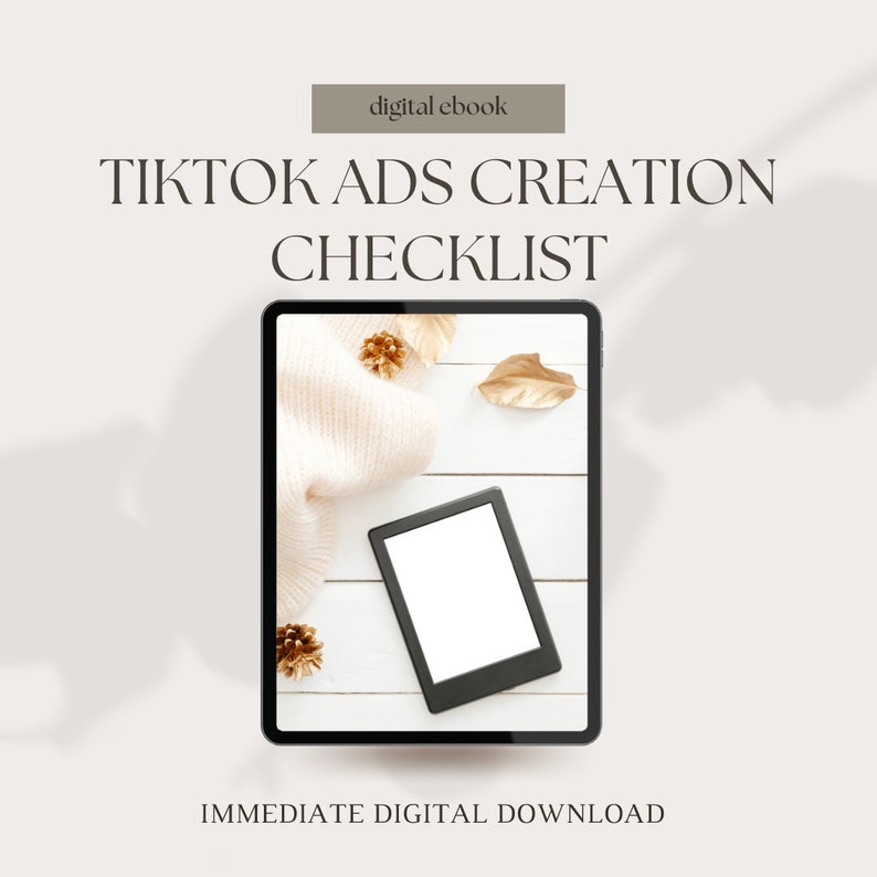 Tiktok Ad Creation Checklist, Tiktok, Tiktok Ads, Social Media Guide ...